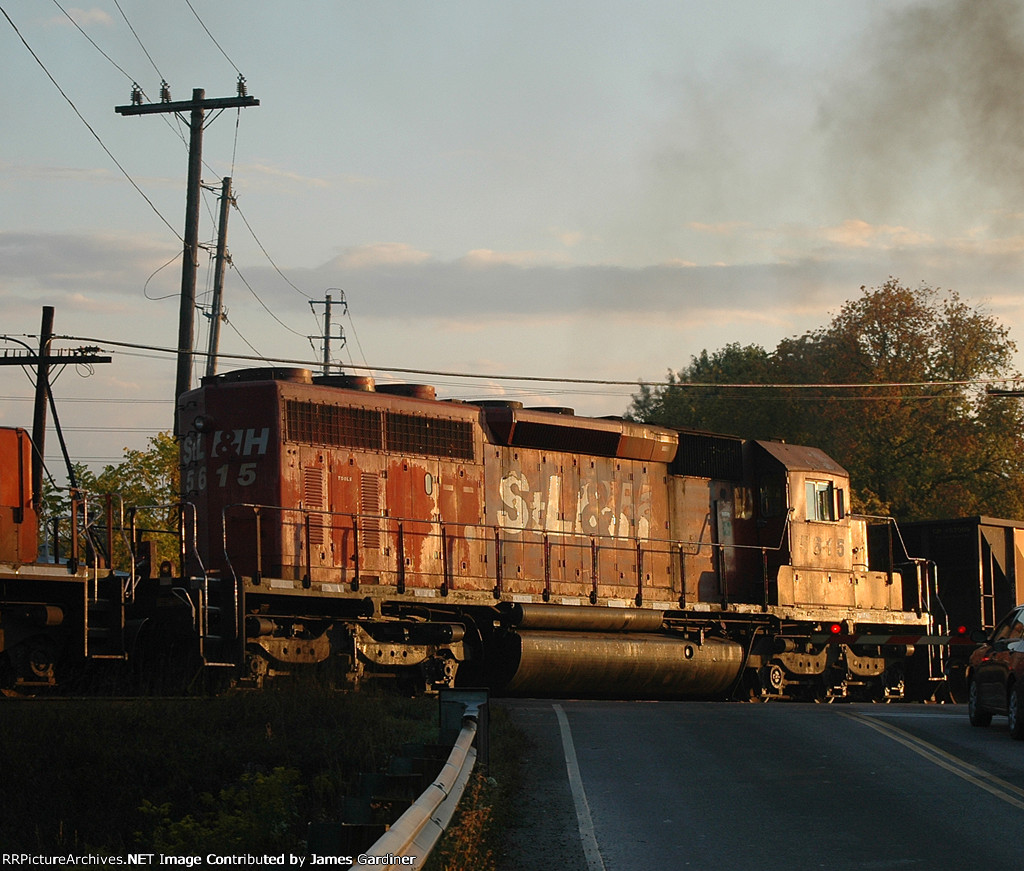 Westbound CP Ballast train crossing Regional Road 8